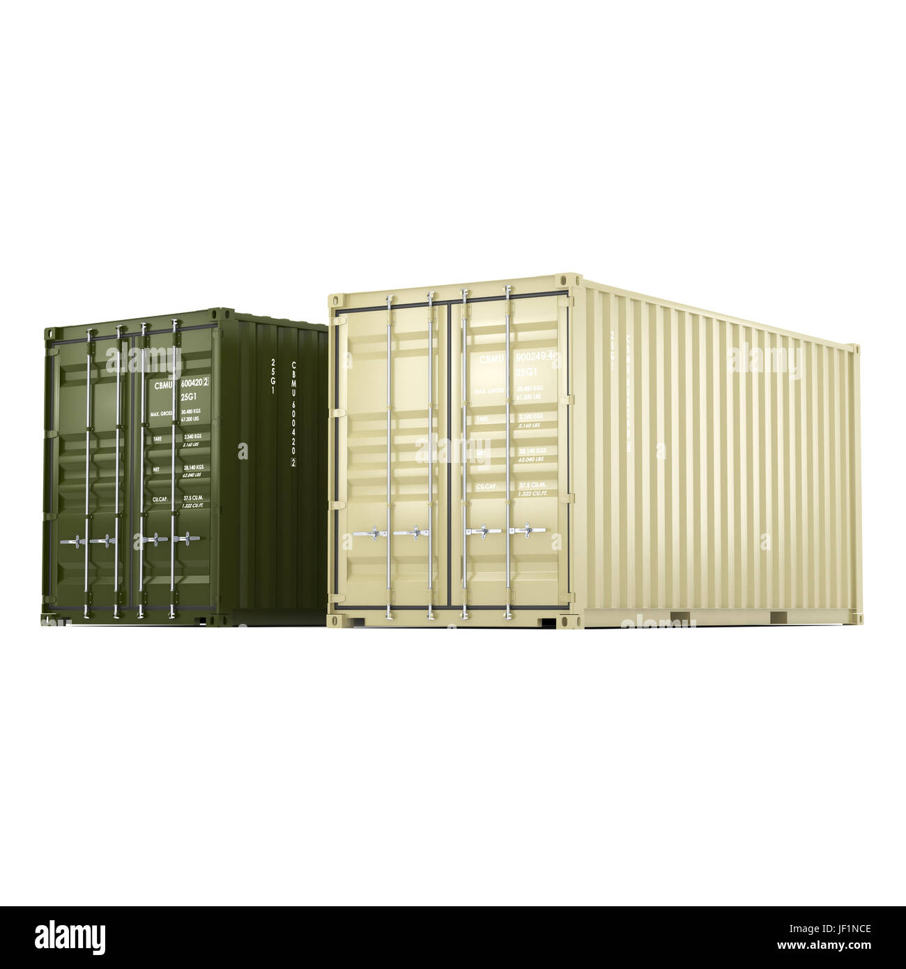 3D rendering container Stock Photo - Alamy