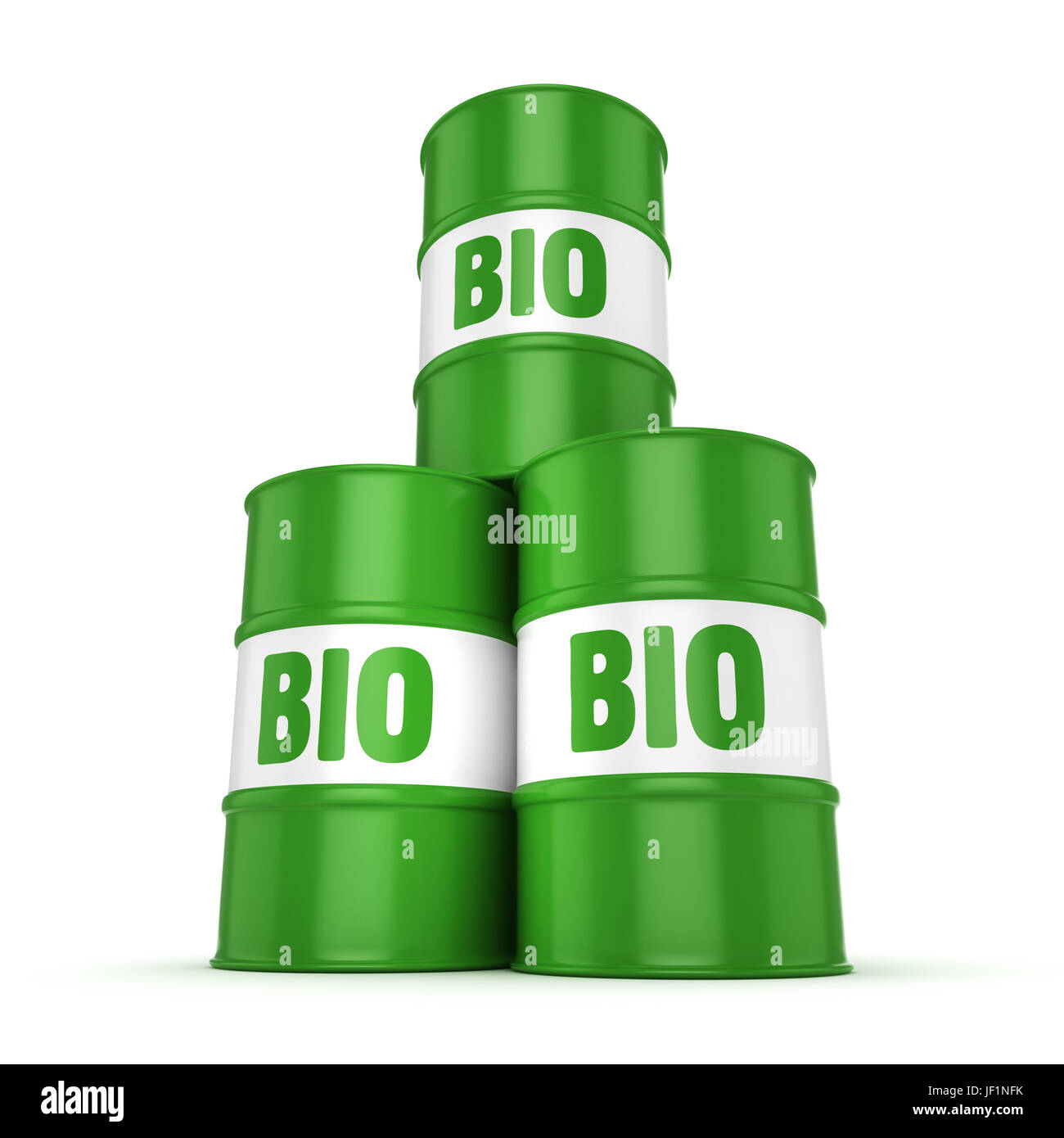 3D rendering barrel of biofuels Stock Photo - Alamy
