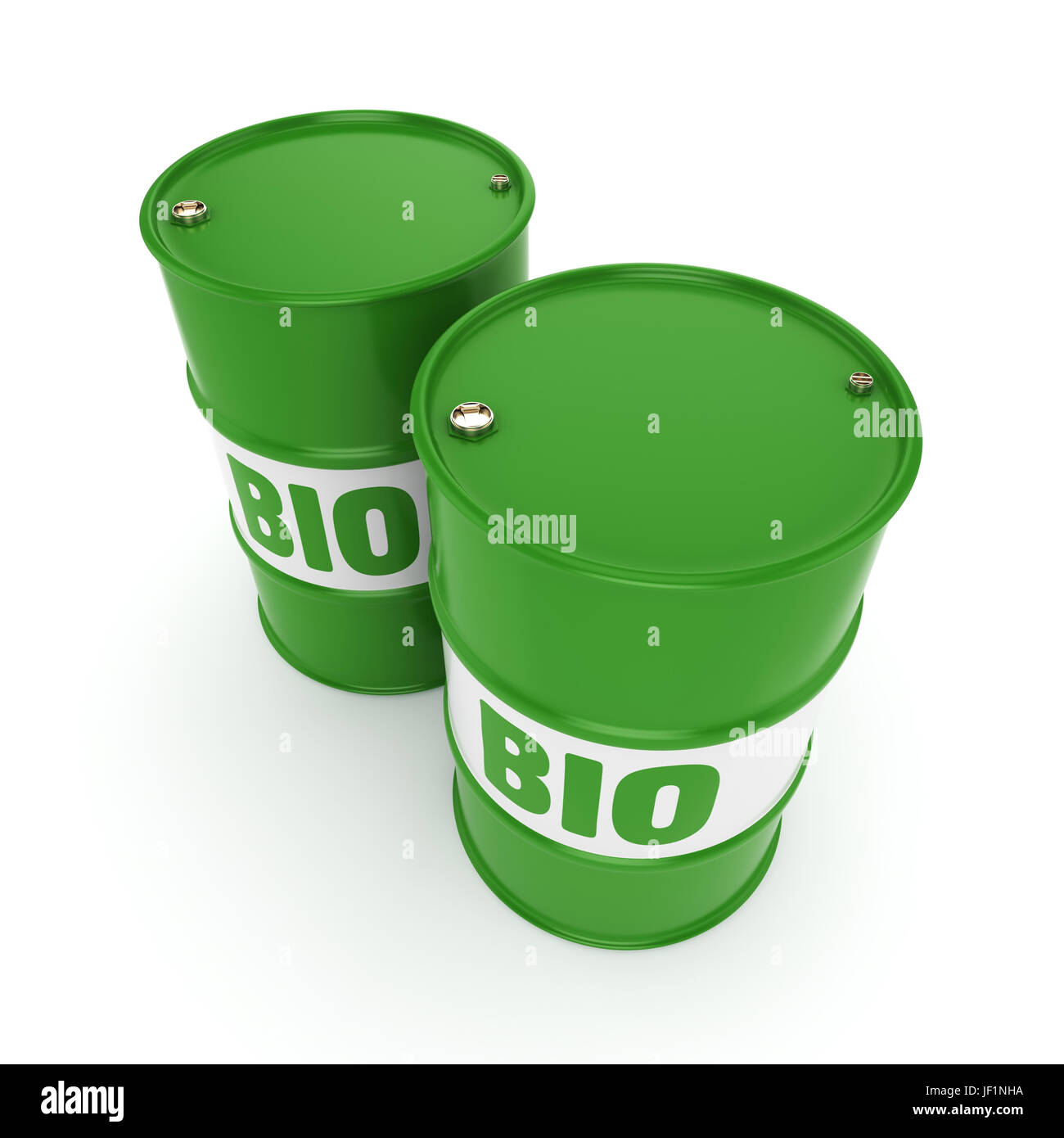 3D rendering barrel of biofuels Stock Photo - Alamy