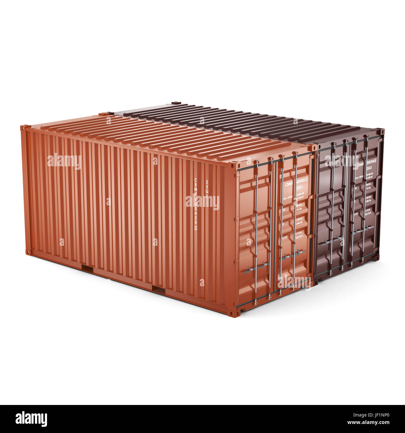 3D rendering containers Stock Photo - Alamy