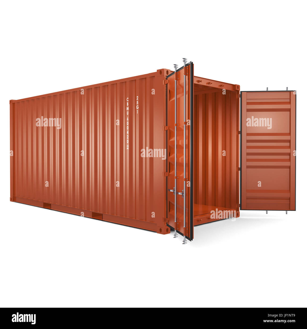 3D rendering container Stock Photo - Alamy