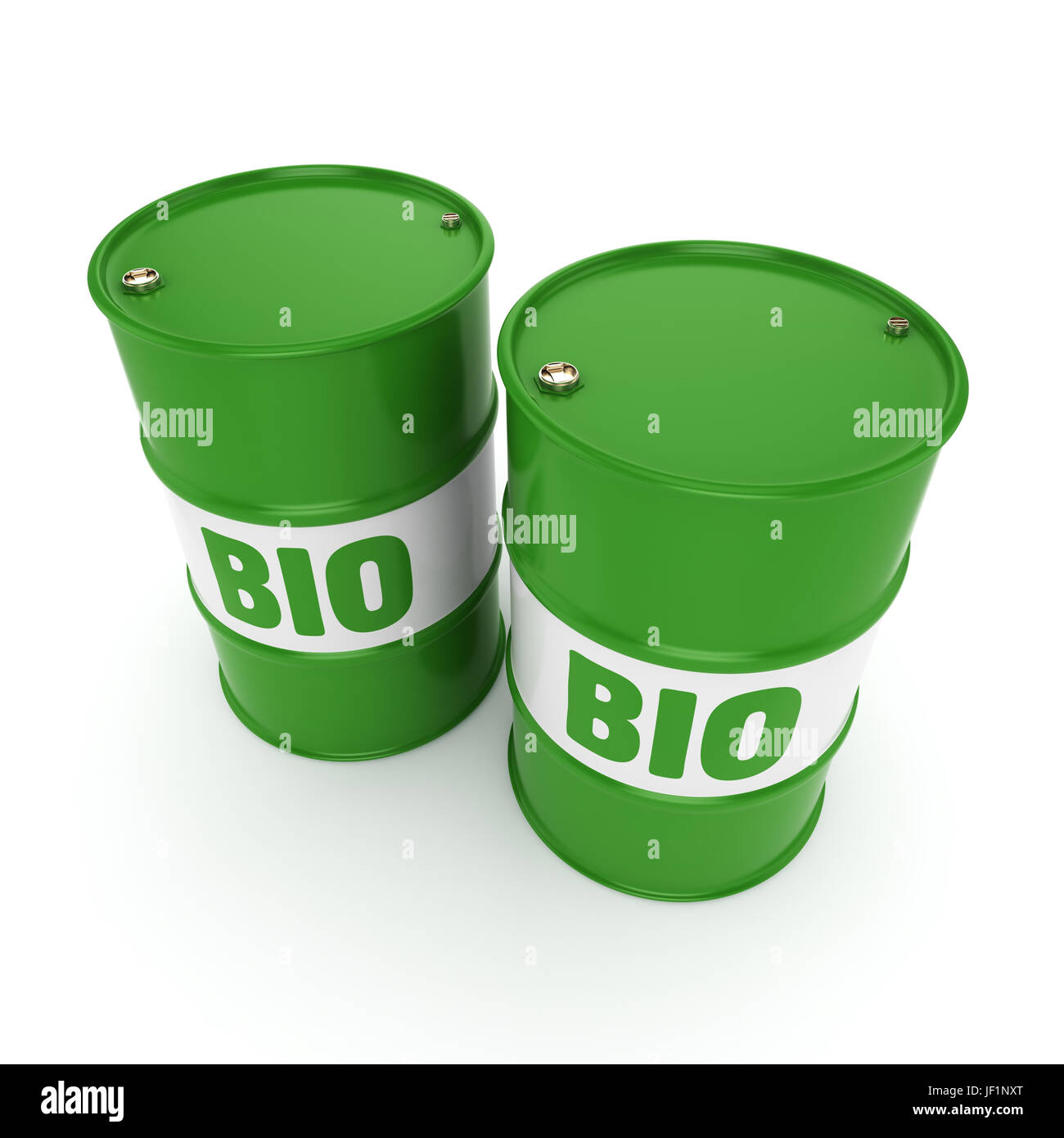 3D rendering barrel of biofuels Stock Photo - Alamy