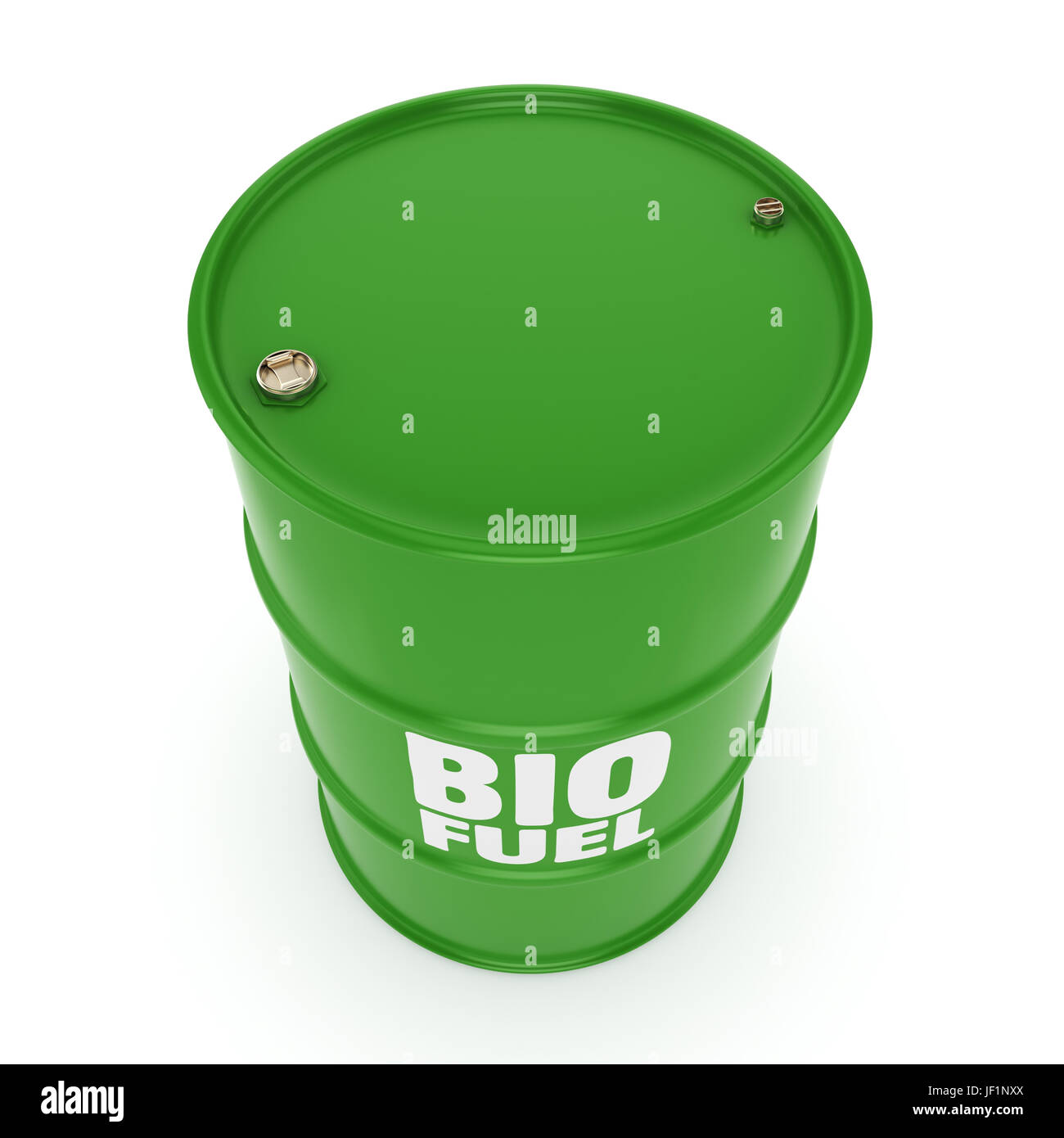 3D rendering barrel of biofuels Stock Photo - Alamy