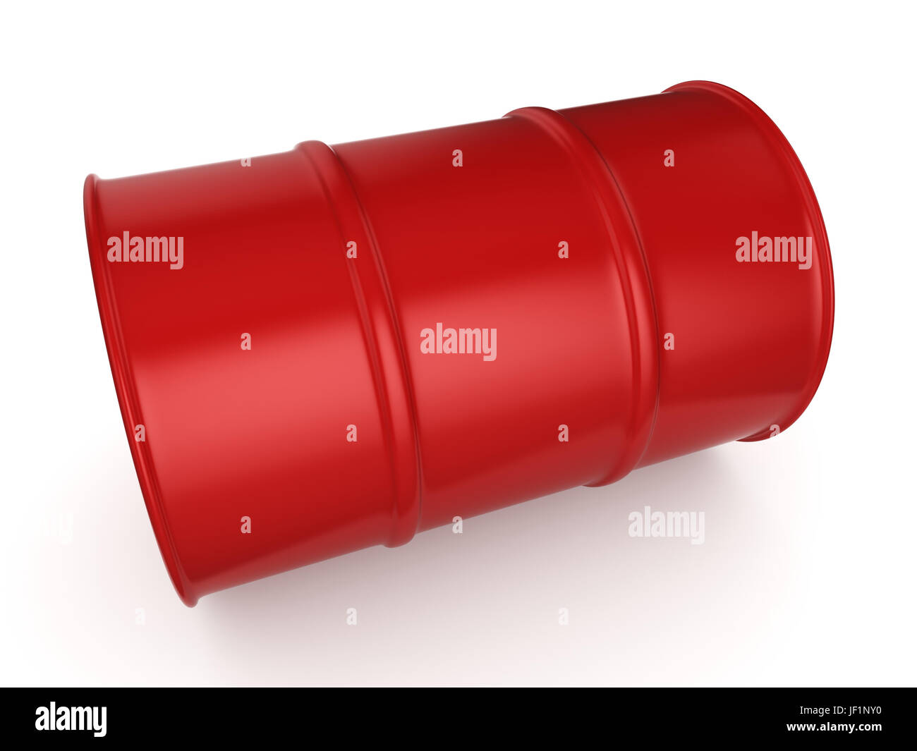 3D rendering red barrel Stock Photo - Alamy