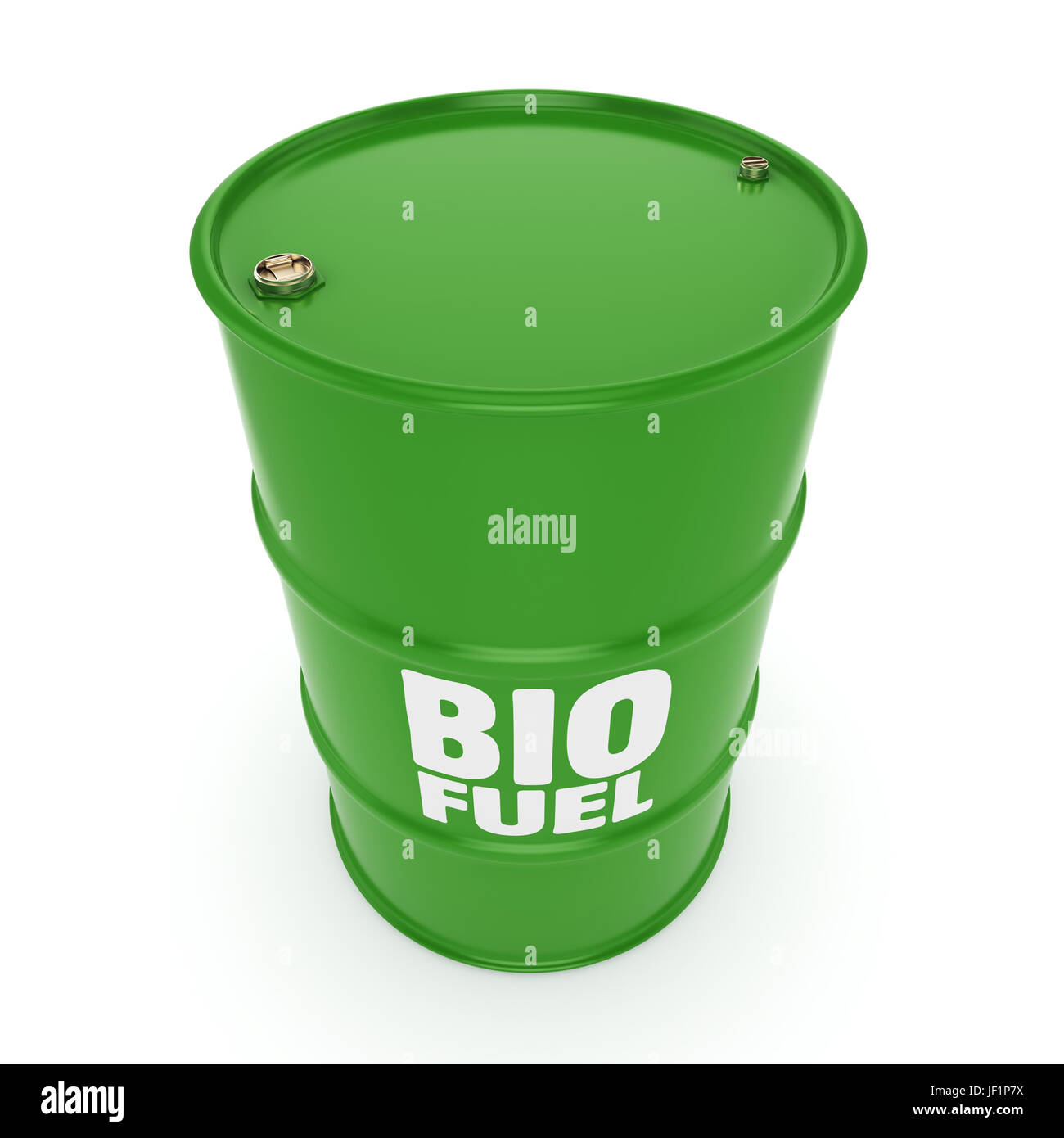 3D rendering barrel of biofuels Stock Photo - Alamy