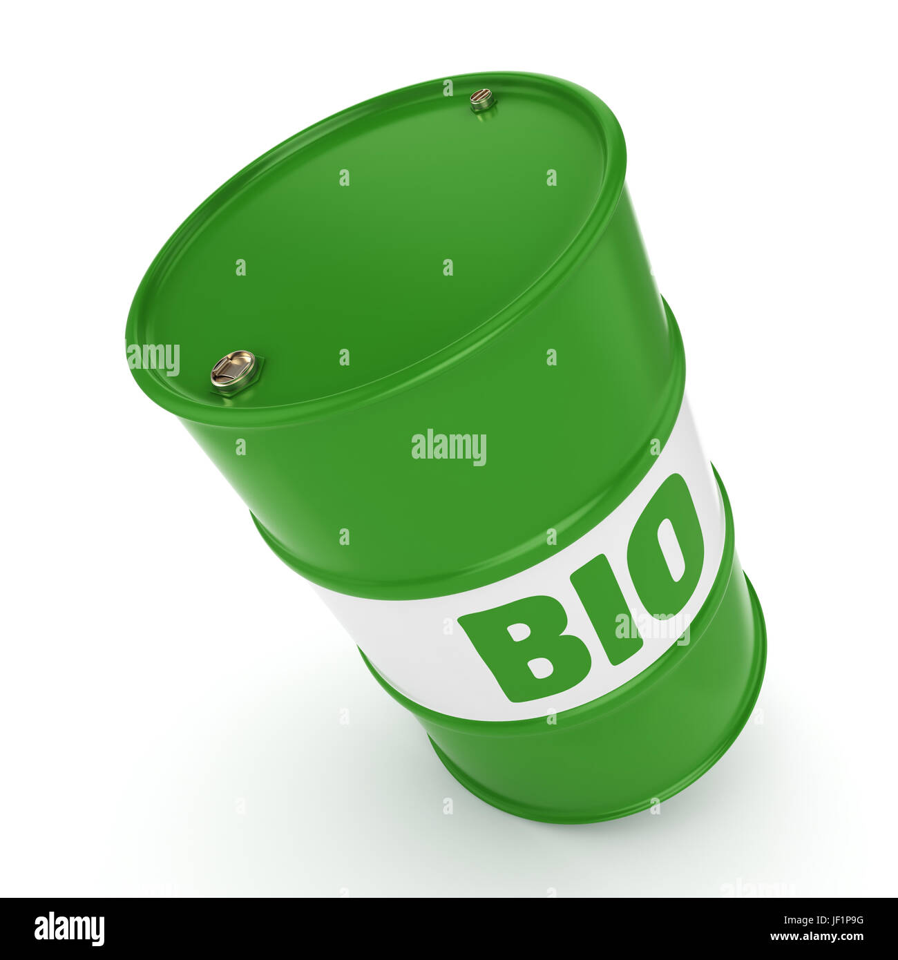 3D rendering barrel of biofuels Stock Photo - Alamy