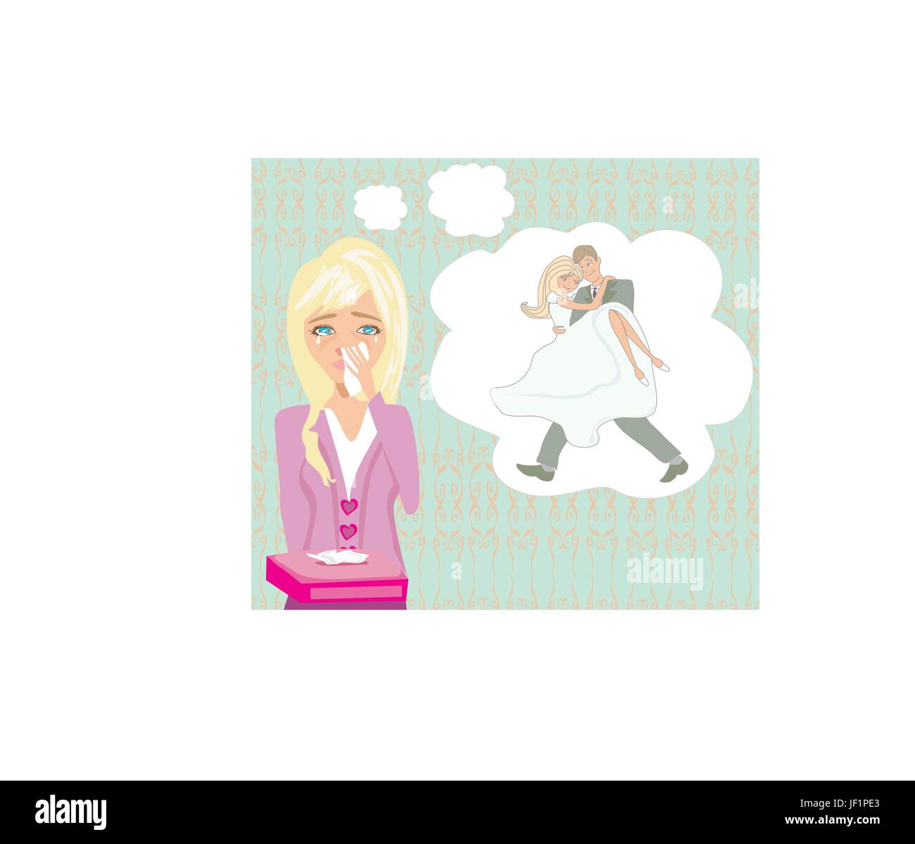 Married mourning Stock Vector Images - Alamy