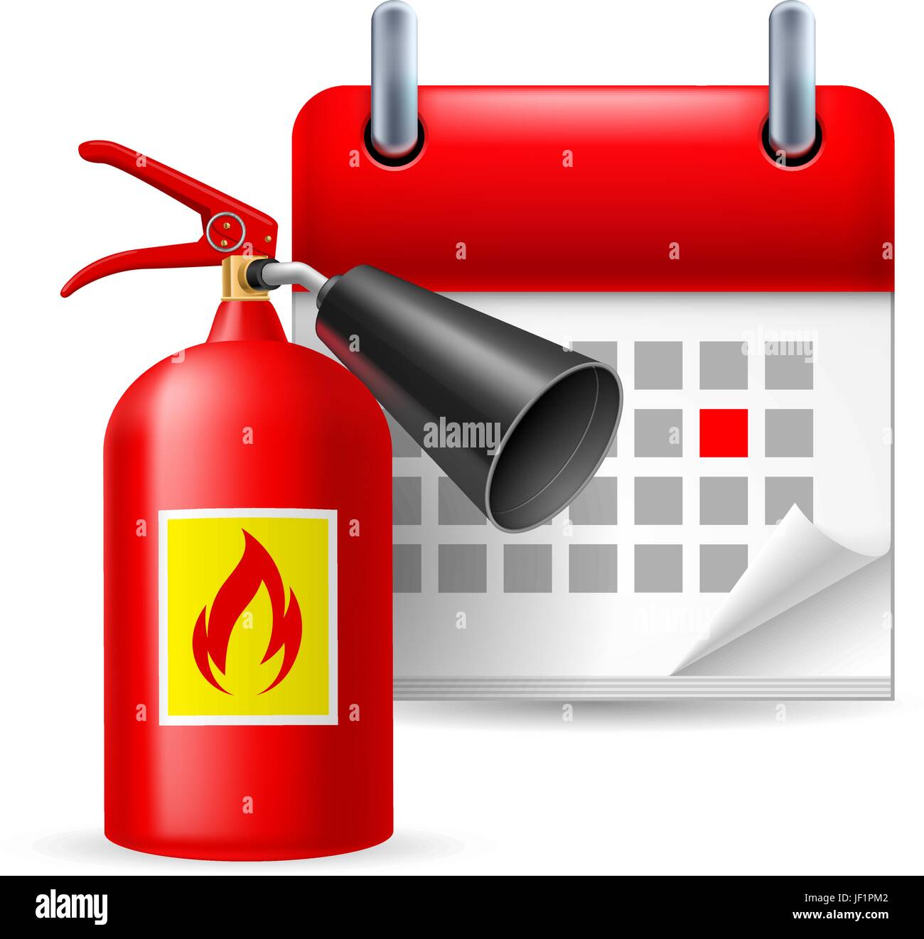 Fireman waiting Stock Vector Images - Alamy