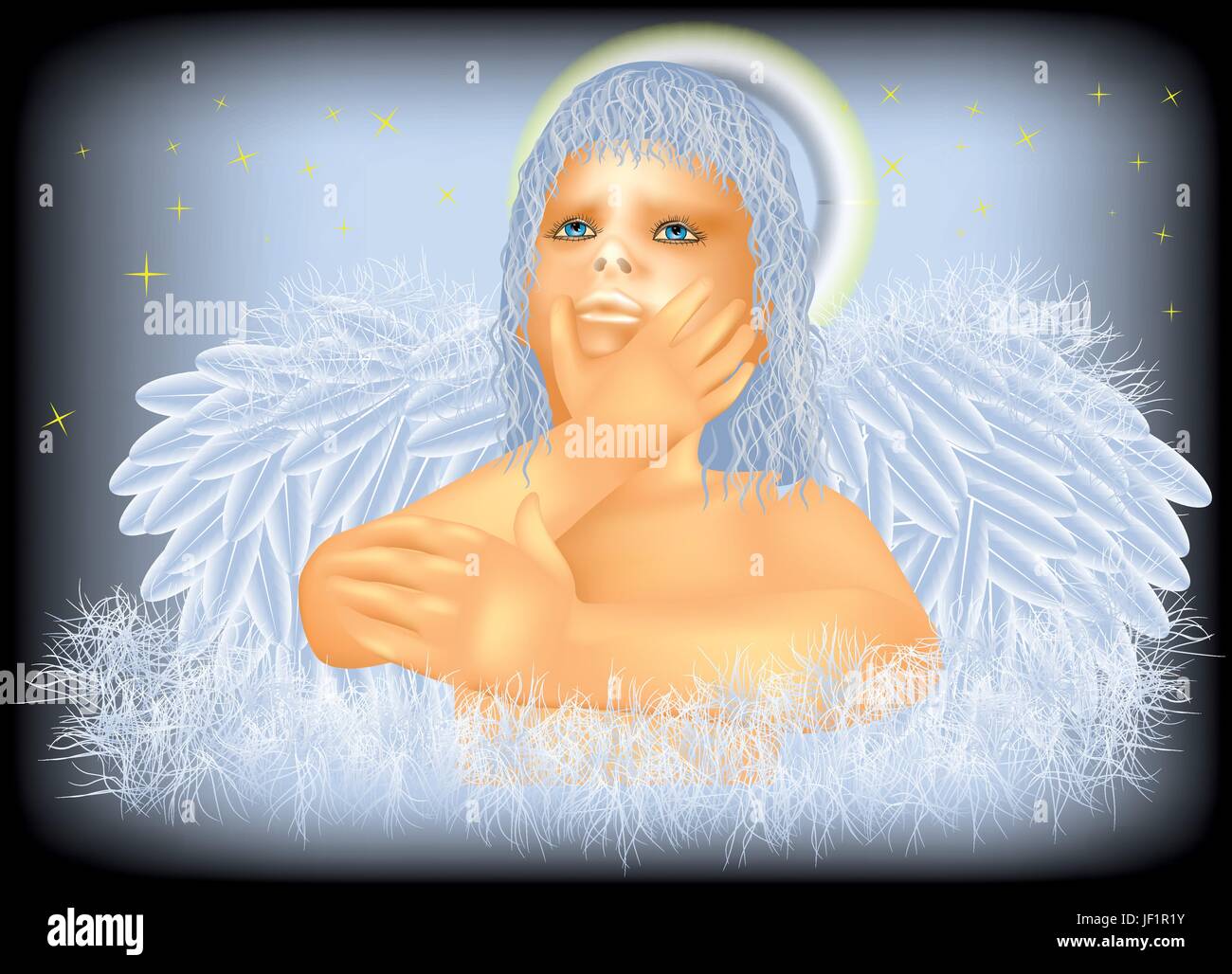 Angel sky heaven cloud hi-res stock photography and images - Alamy