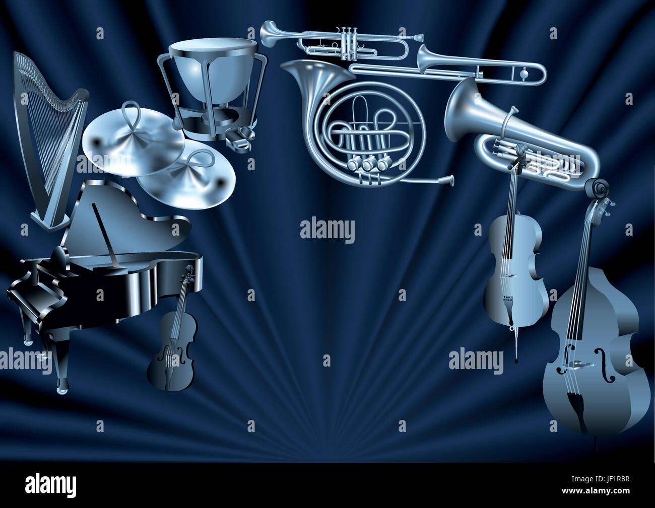 Classic music performance Stock Vector Images - Alamy