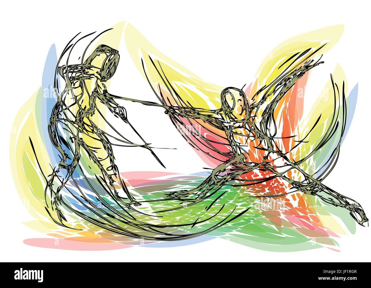 Fighting game tournament Stock Vector Images - Alamy