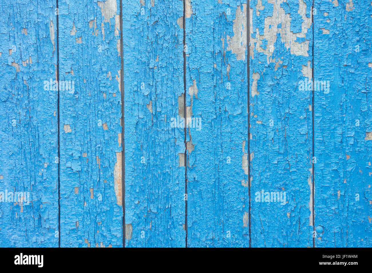 blue wooden fence Stock Photo - Alamy