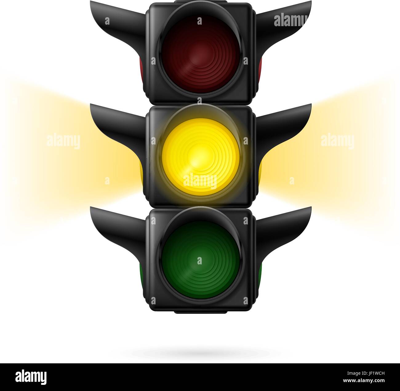 Illuminated wait sign Stock Vector Images - Alamy