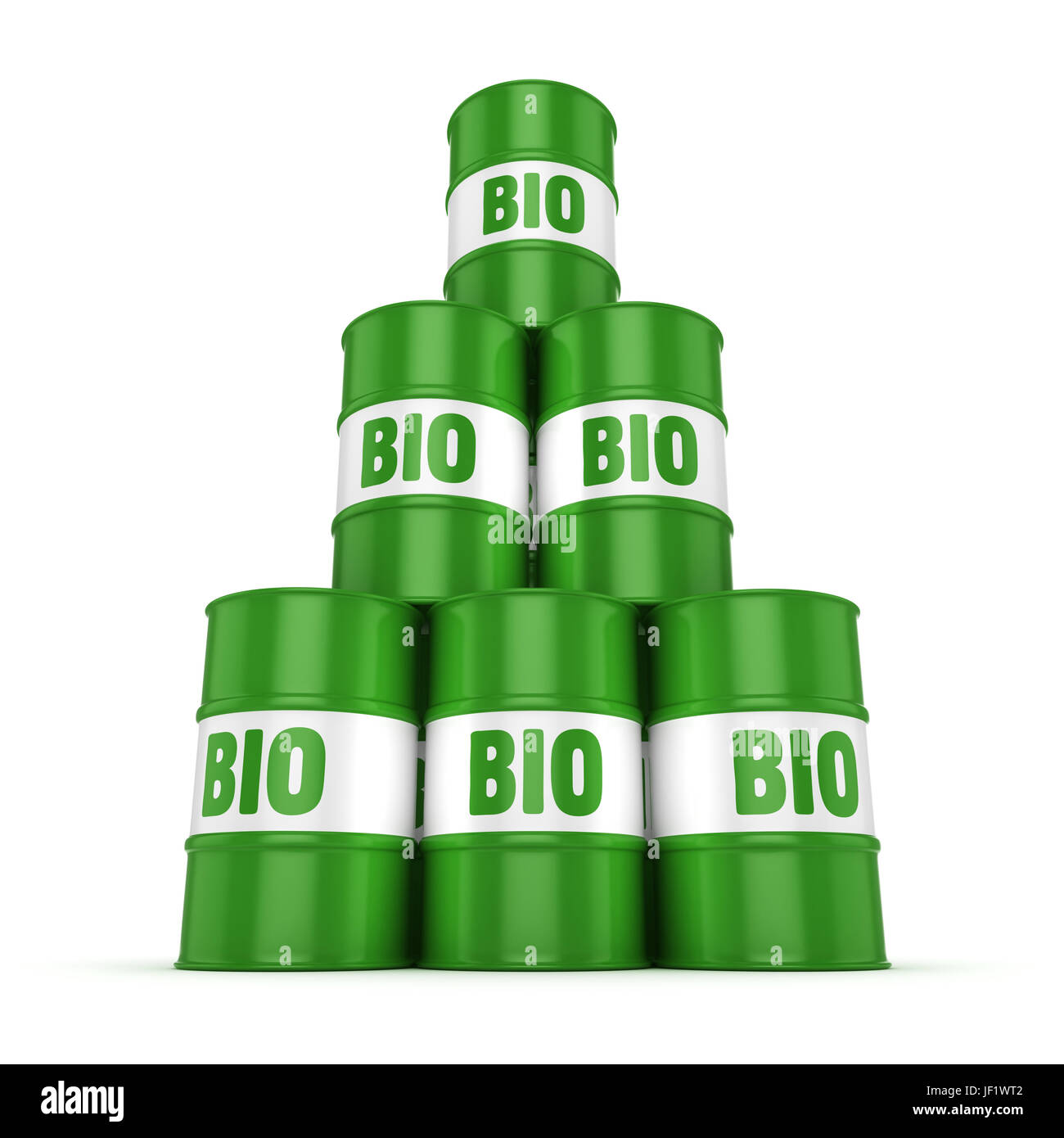 3D rendering barrel of biofuels Stock Photo - Alamy