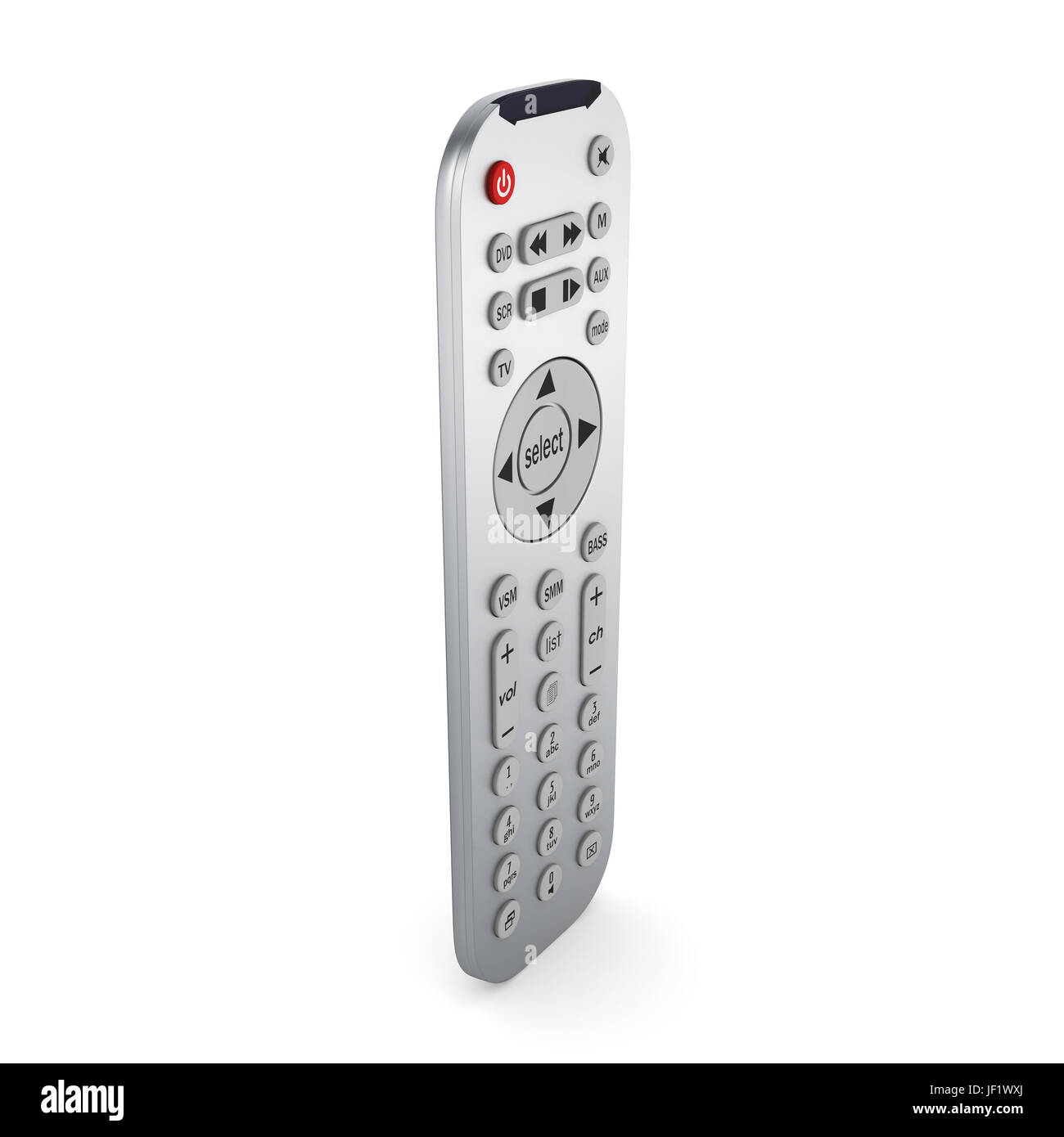 3D rendering TV Remote Stock Photo - Alamy