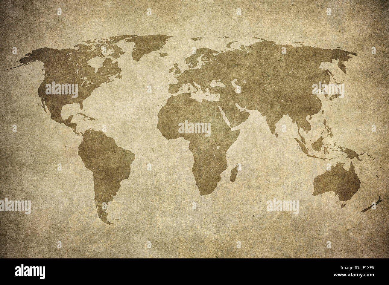 grunge map of the world Stock Photo - Alamy