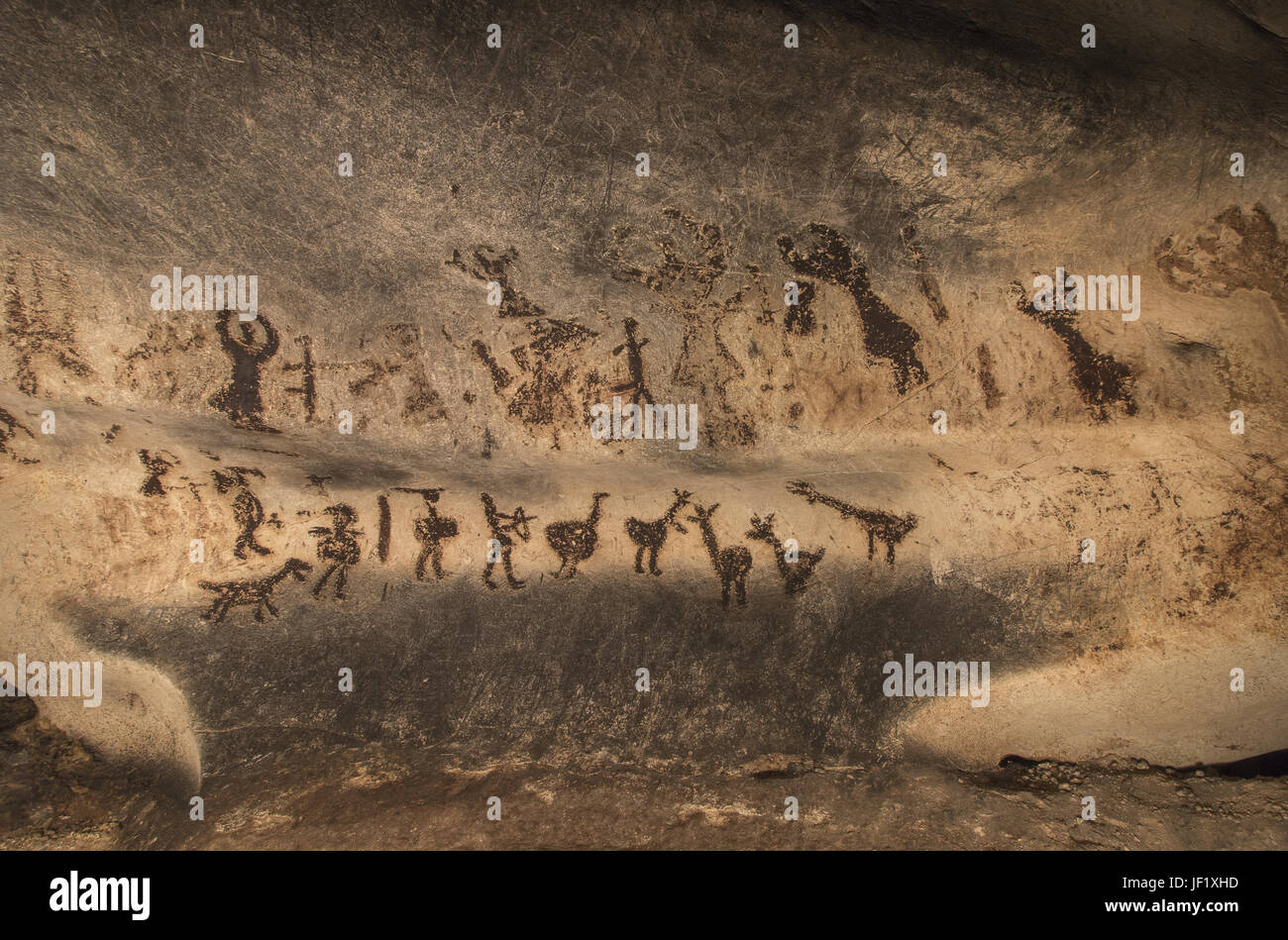 Prehistoric cave paintings old hi-res stock photography and images - Alamy