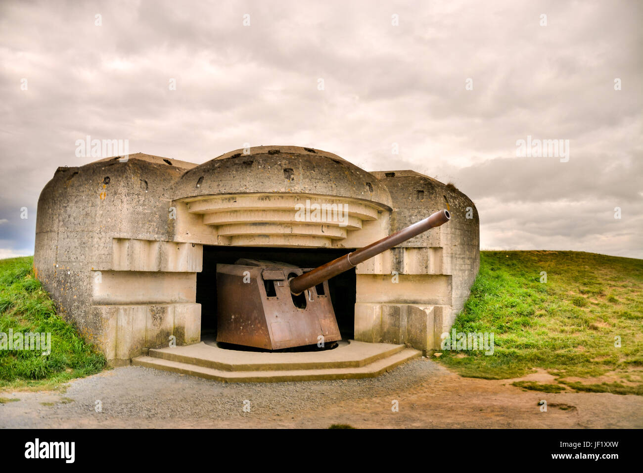Remains of the Mulberry harbour in Normandy France, Europe Stock Photo ...