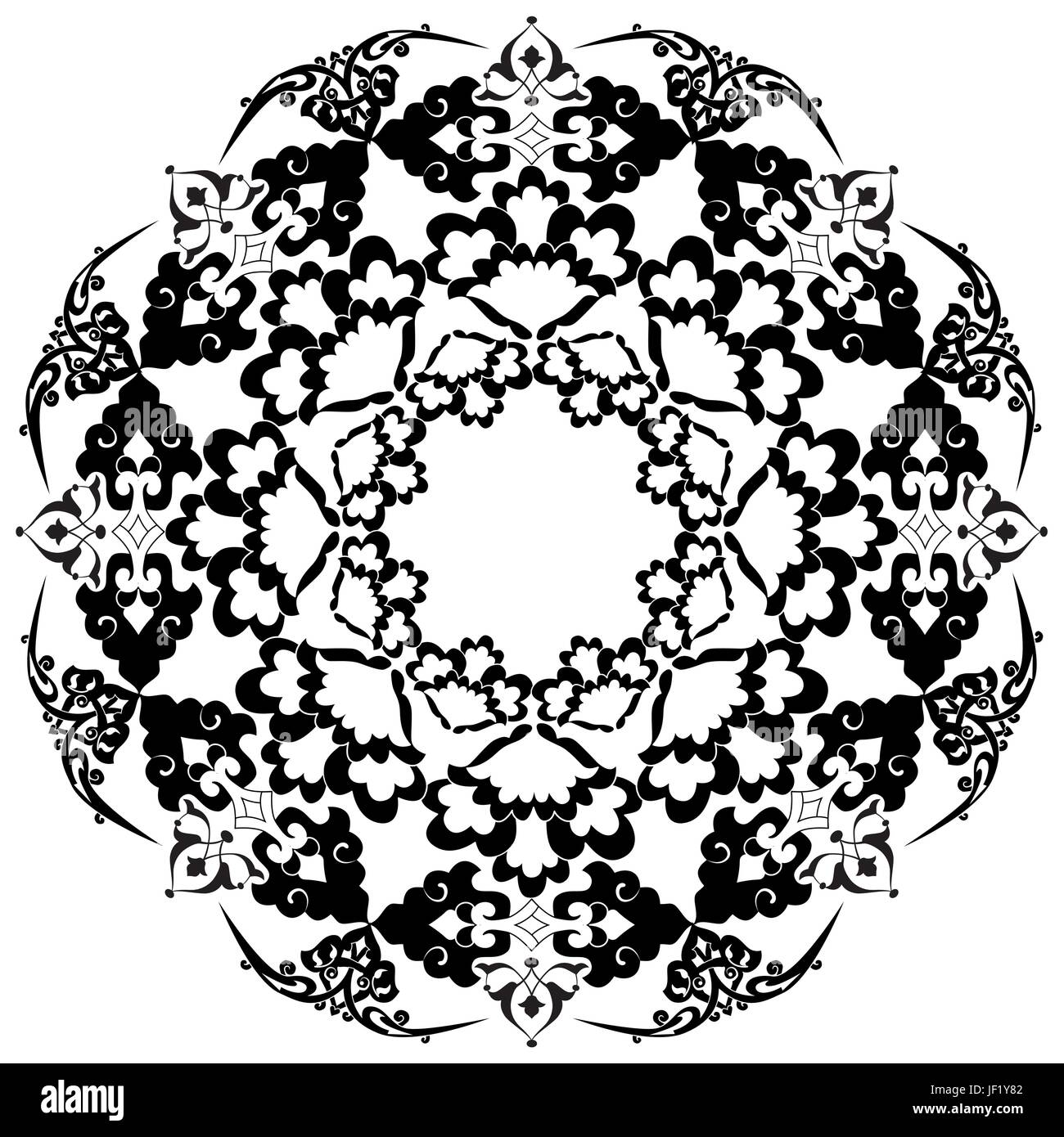 antique, traditional, pattern, oriental, backdrop, background, floral ...