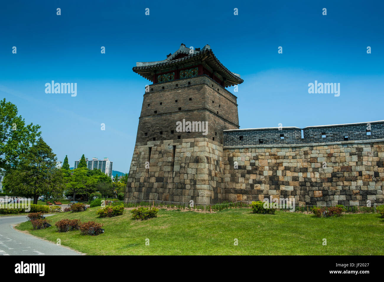 Huge stone walls around the Unesco world heritage sight the fortress of ...