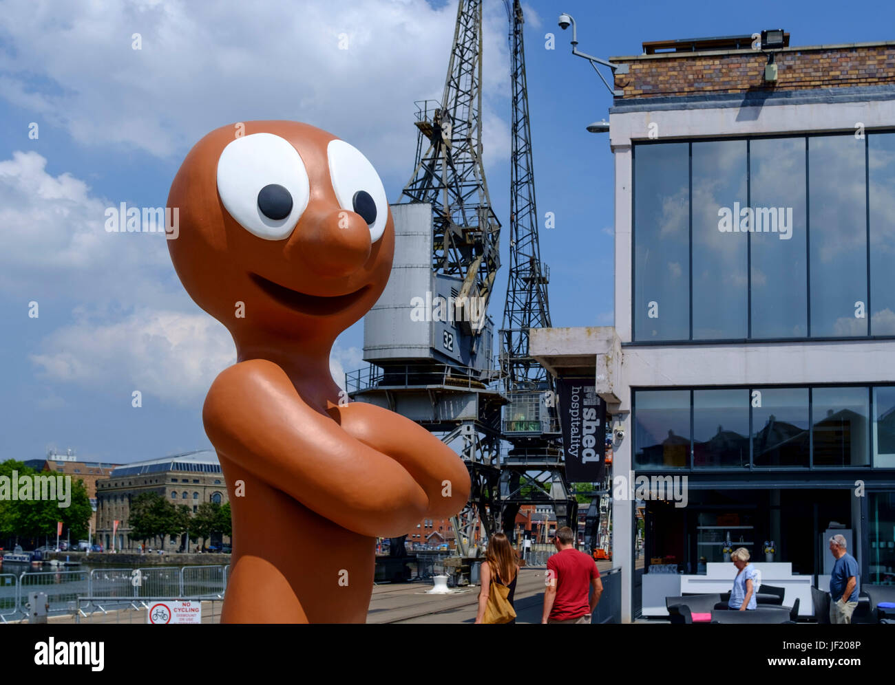 This is Megamorph a statue Celebrating the plasticine characterr Morph ...