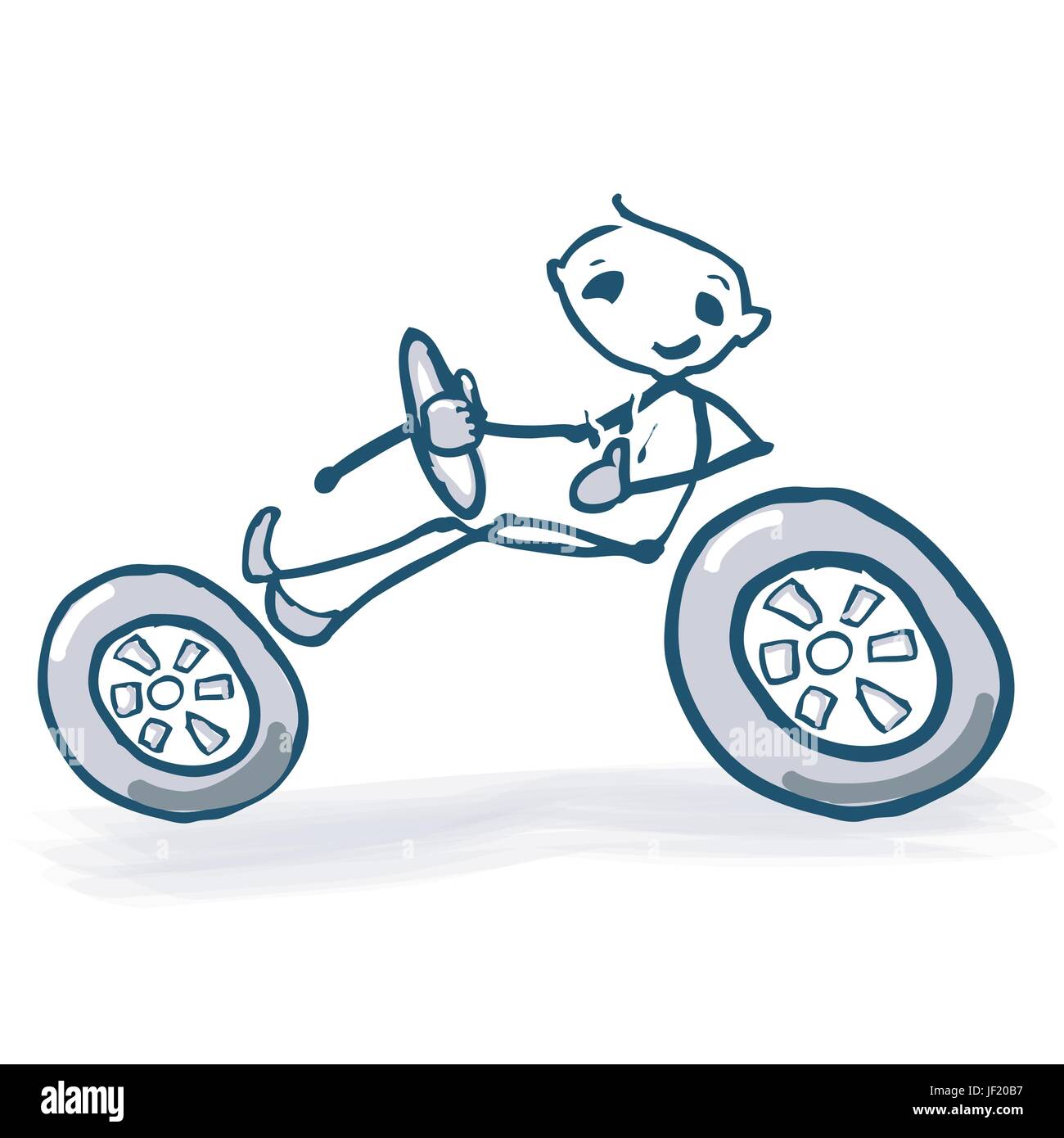 Photo car driving in Stock Vector Images - Alamy