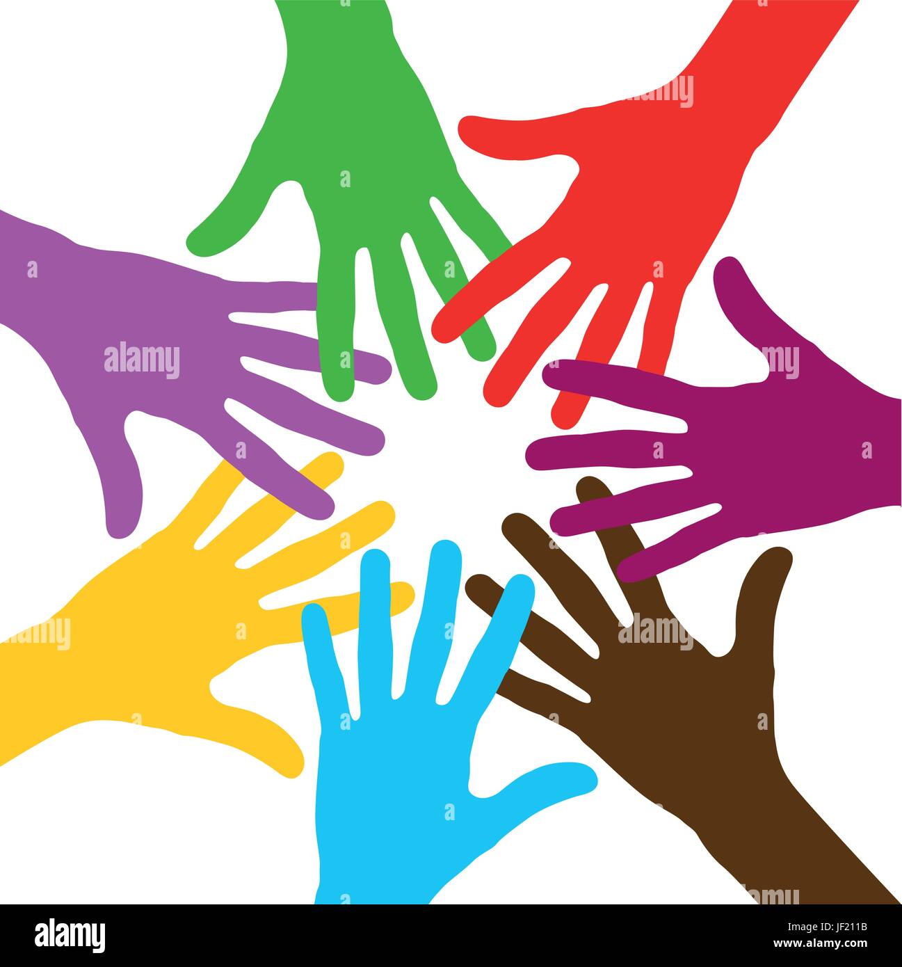 White human hands holding Stock Vector Images - Alamy