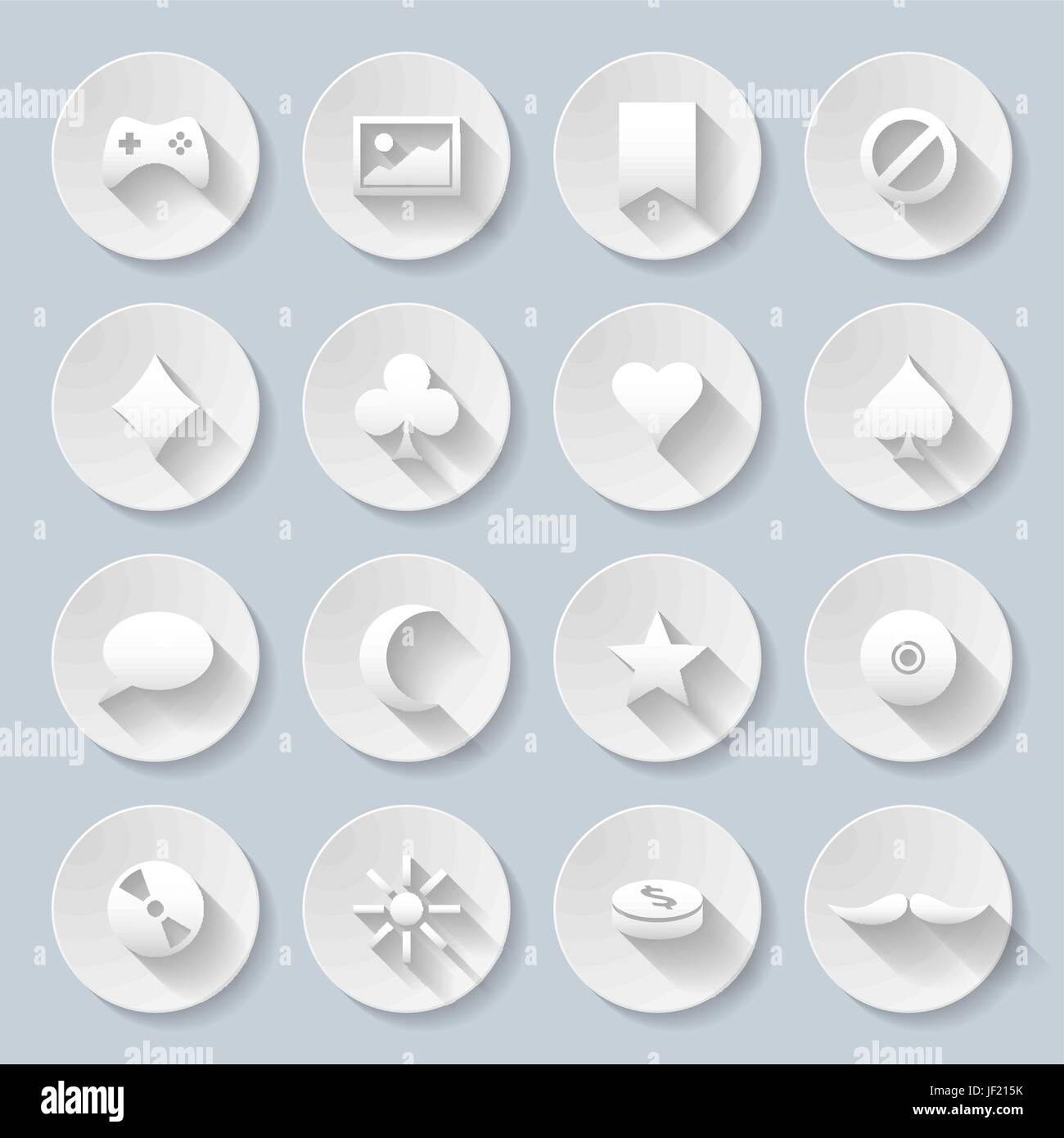 Playing cards cut out Stock Vector Images - Alamy