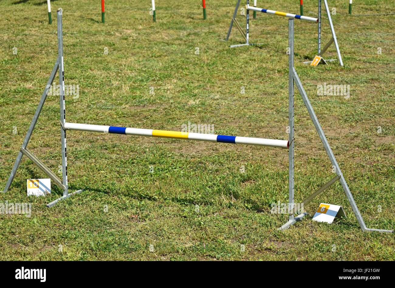 Hurdle jumping contest hi-res stock photography and images - Alamy
