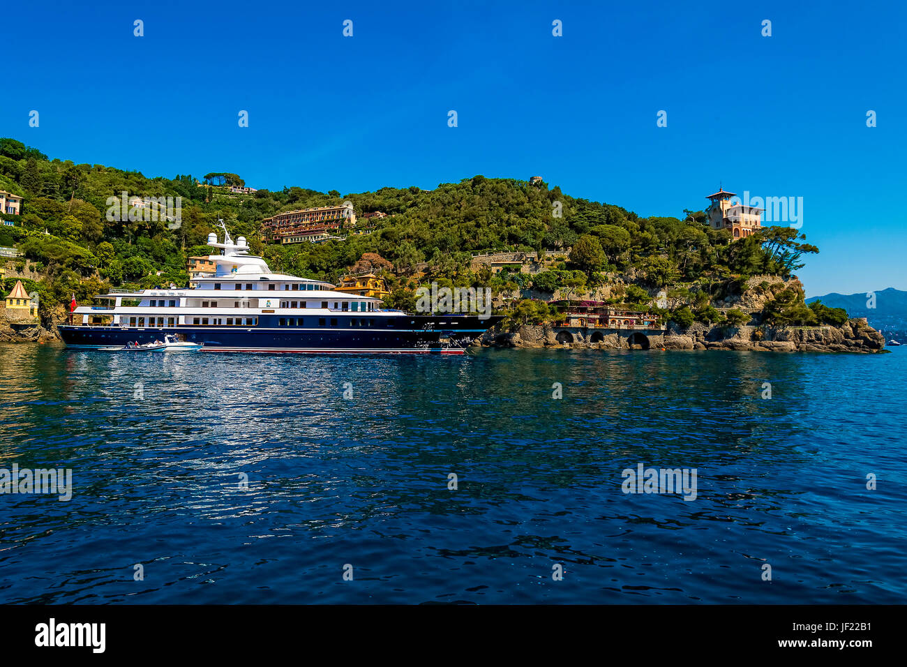 Italy Liguria Natural park of Portofino - Portofino coast Stock Photo ...