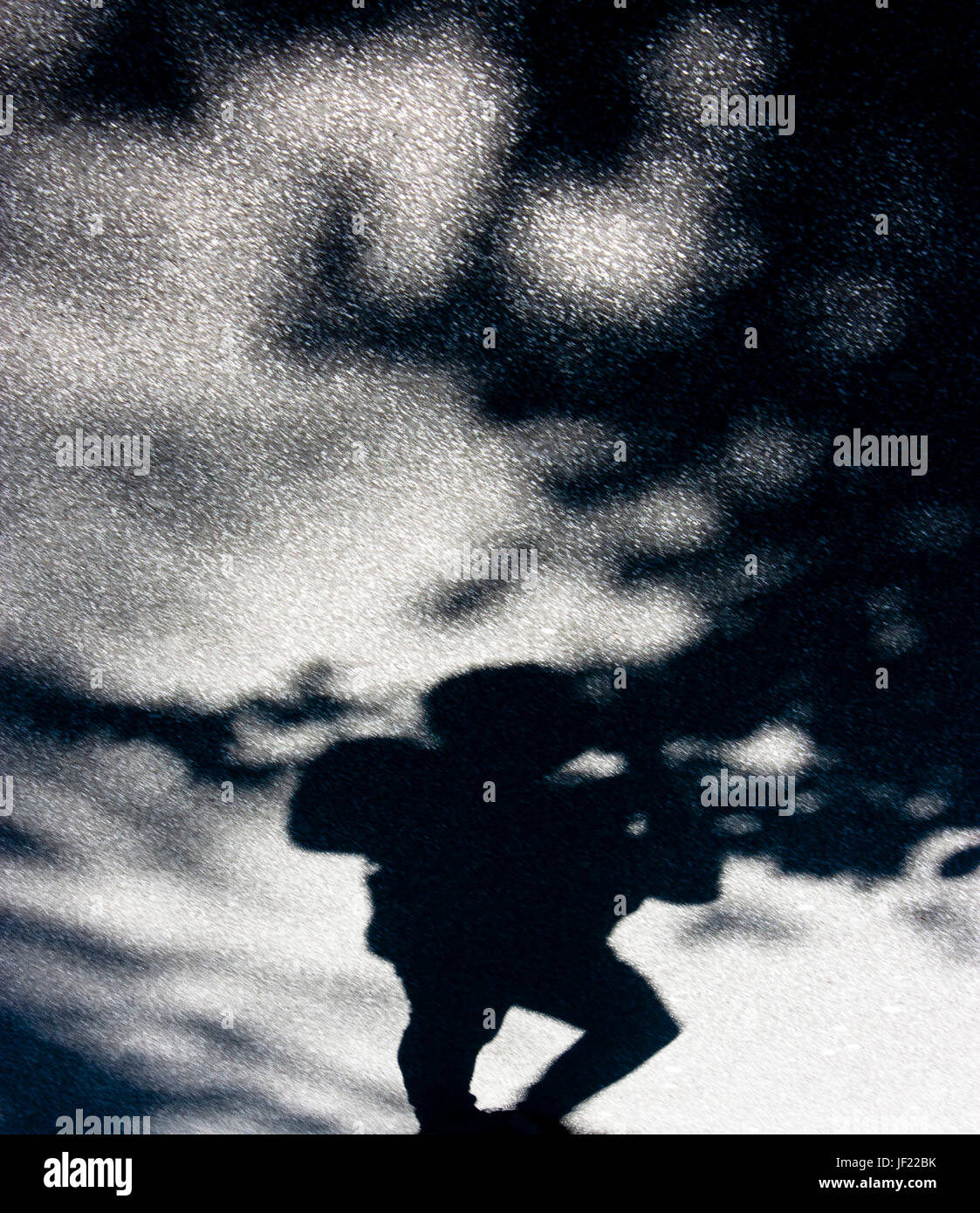 Human shadow silhouette hi-res stock photography and images - Alamy