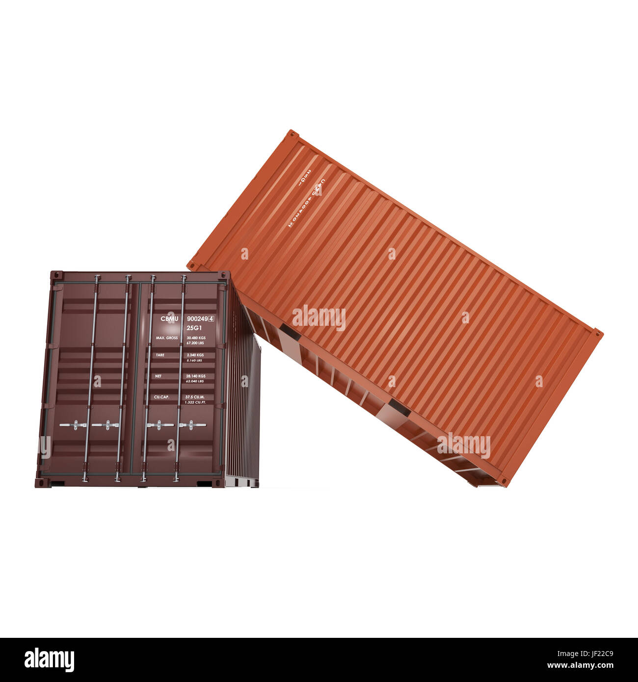 3d illustration of containers hi-res stock photography and images - Alamy