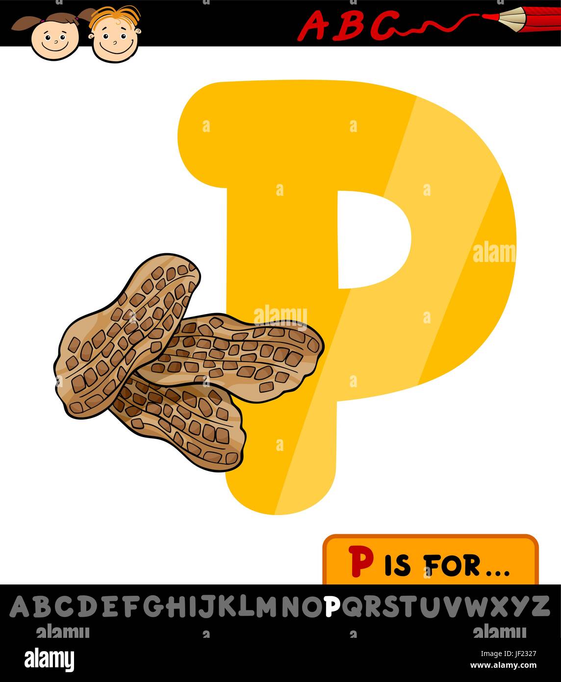 Peanuts letter Stock Vector Images - Alamy