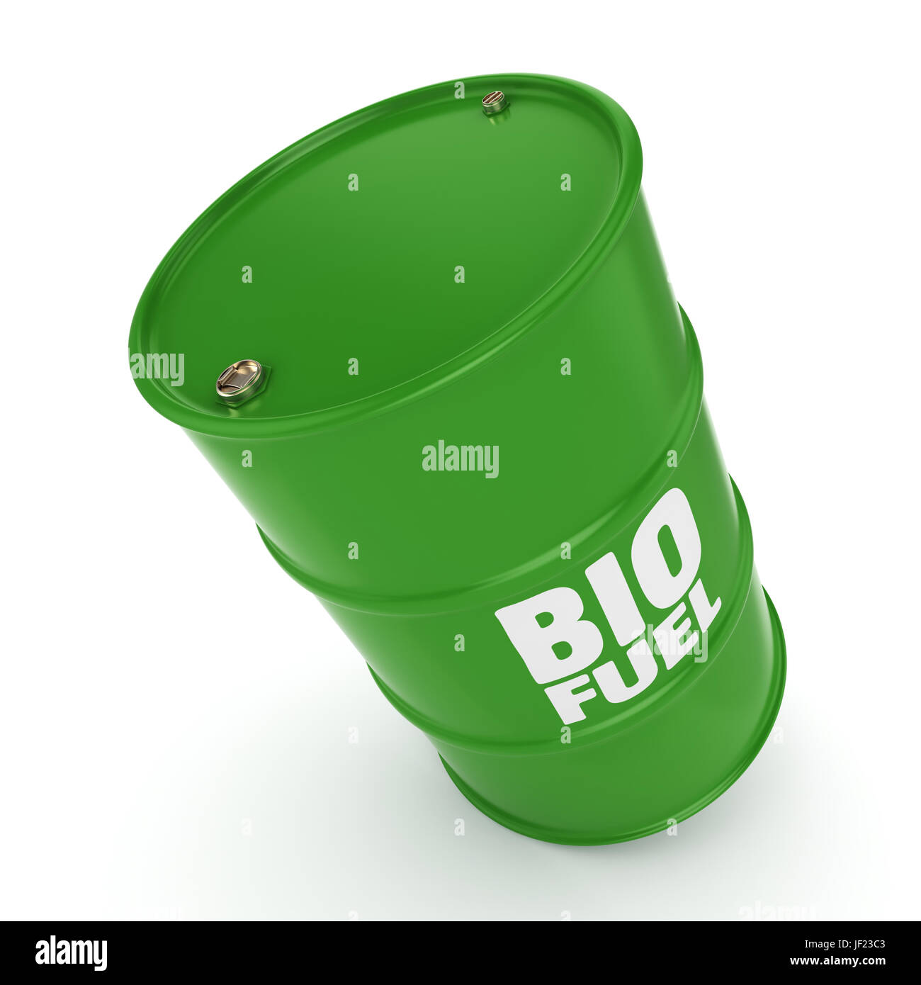 3D rendering barrel of biofuels Stock Photo - Alamy