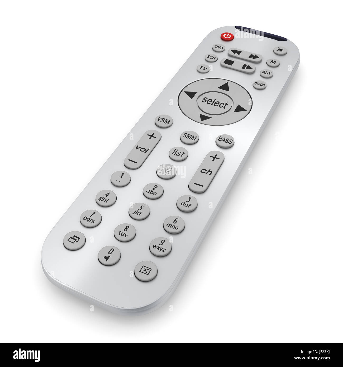 3D rendering TV Remote Stock Photo - Alamy
