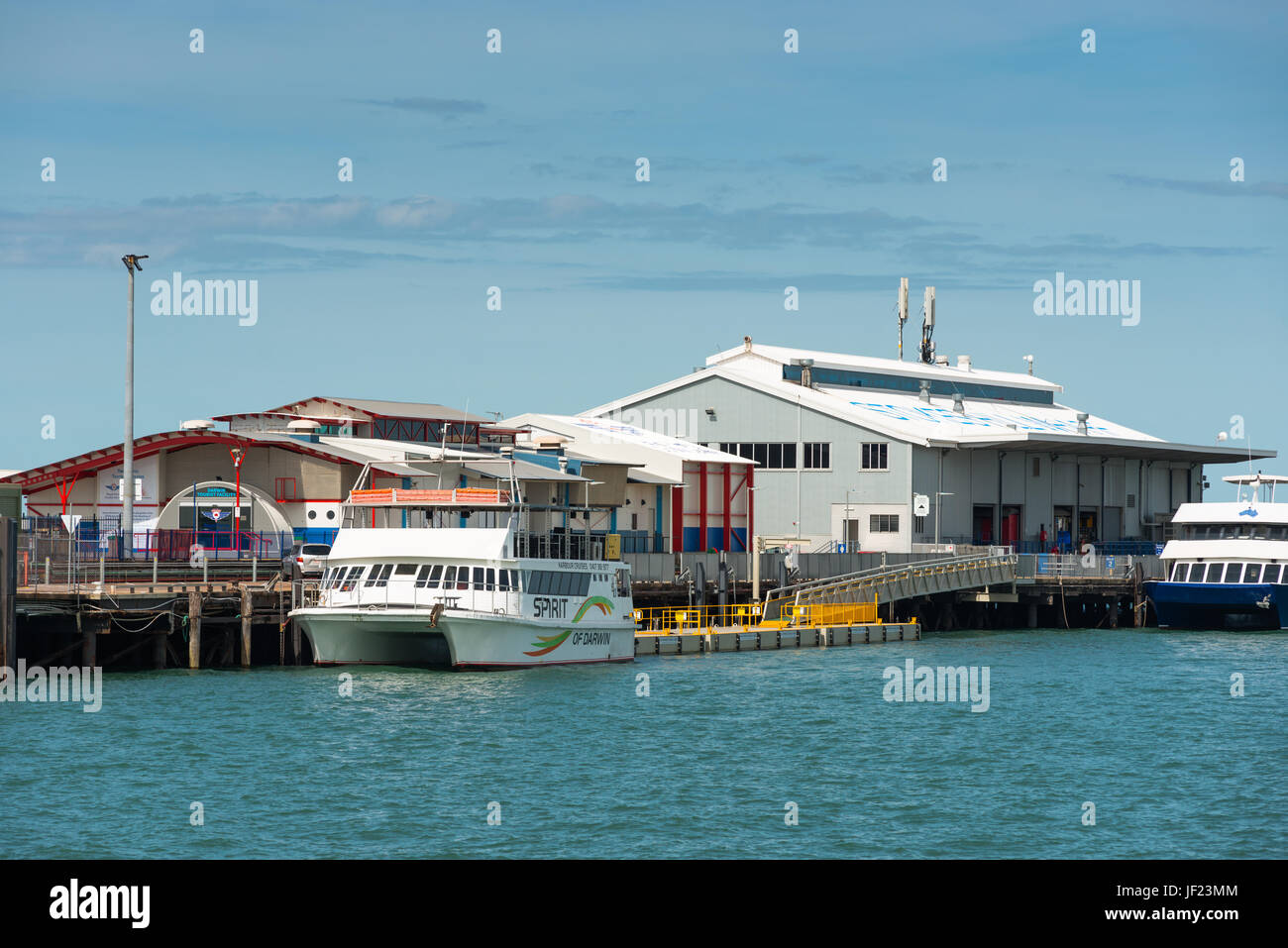 Stokes Hill Wharf Terminal for Harbour Cruises on Darwin Waterfront ...