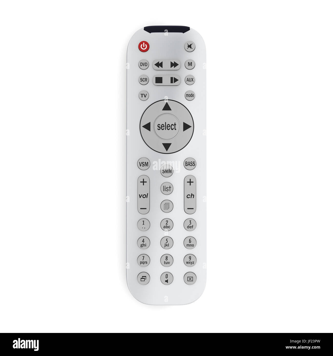 3D rendering TV Remote Stock Photo - Alamy
