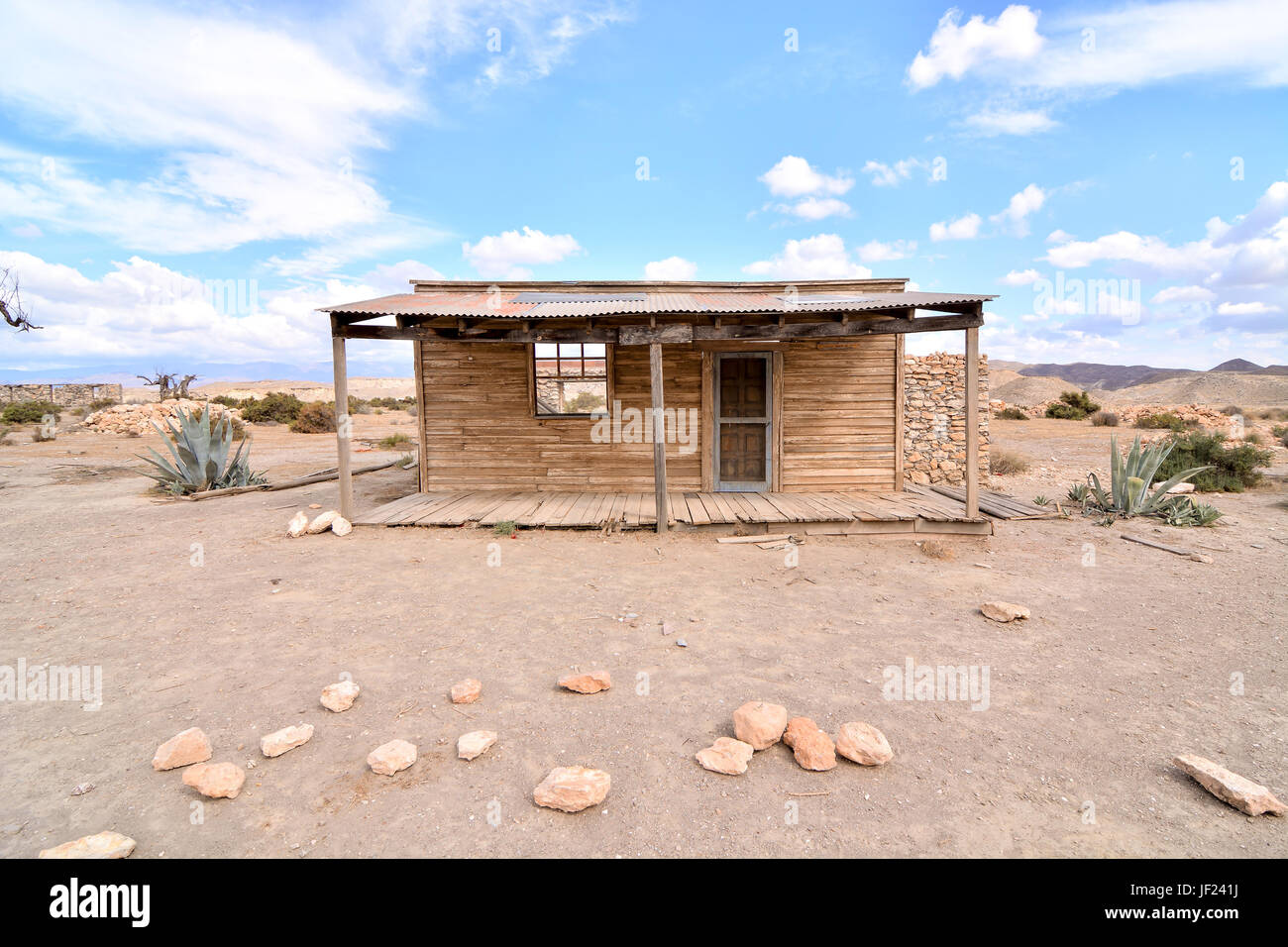 Dry Desert Landscape Stock Photo - Alamy