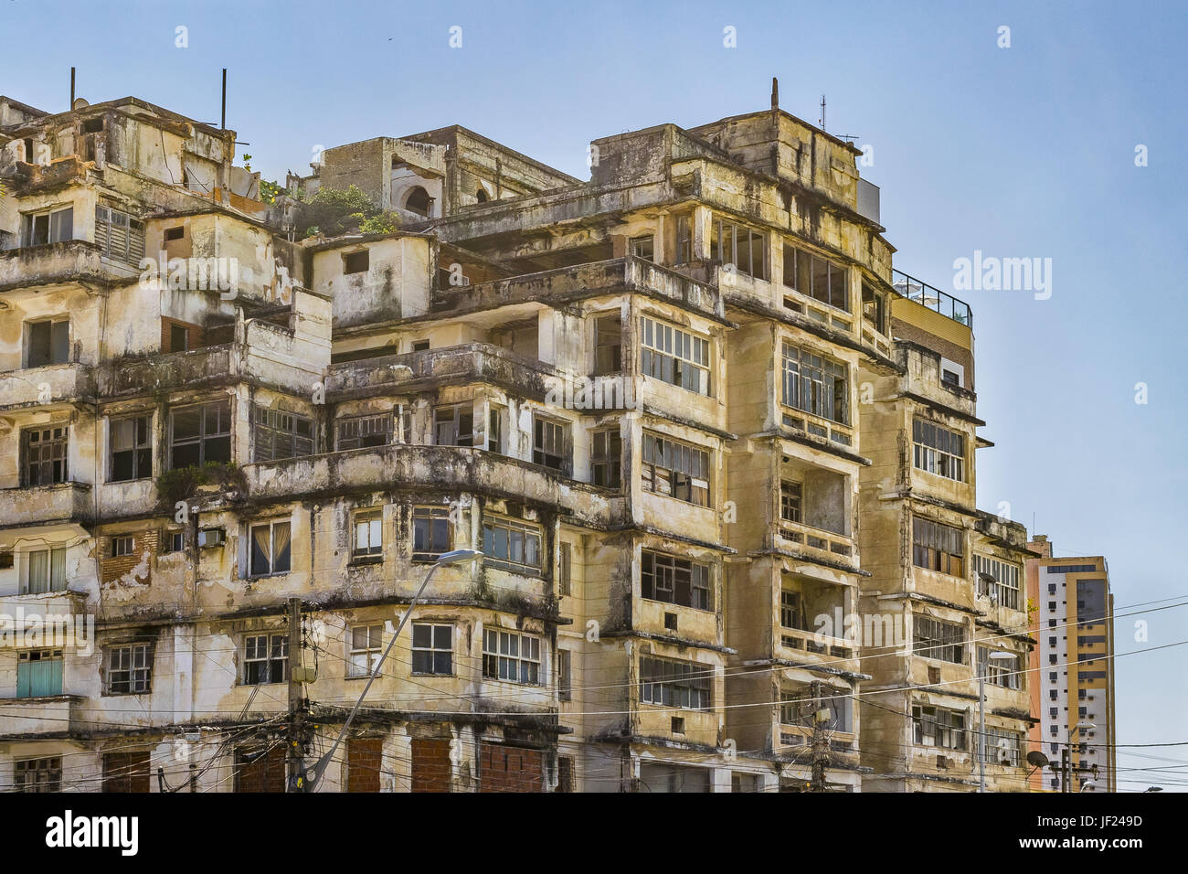 Abandoned Apartment Building Fortaleza Brazil Stock Photo - Alamy