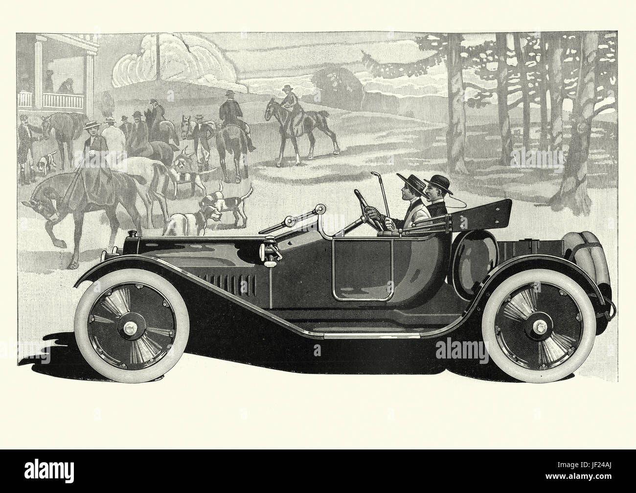 Edwardian car hi-res stock photography and images - Alamy