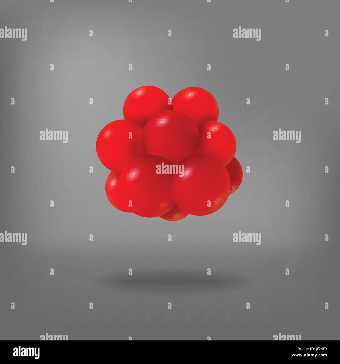 3d abstract atom structure Stock Vector Image & Art - Alamy