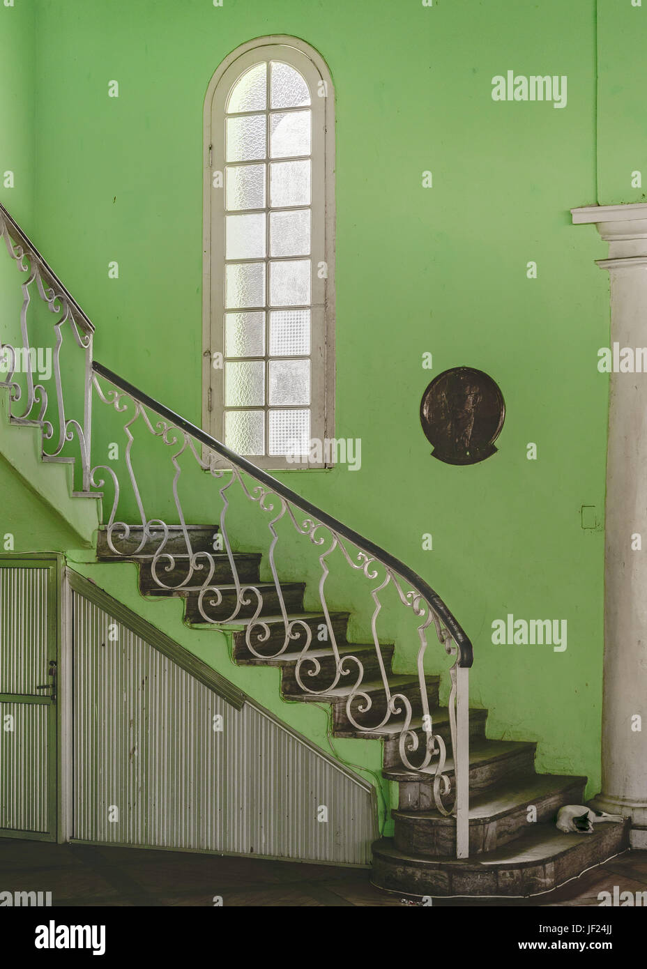 Eclectic Style Building Interior View Stock Photo - Alamy