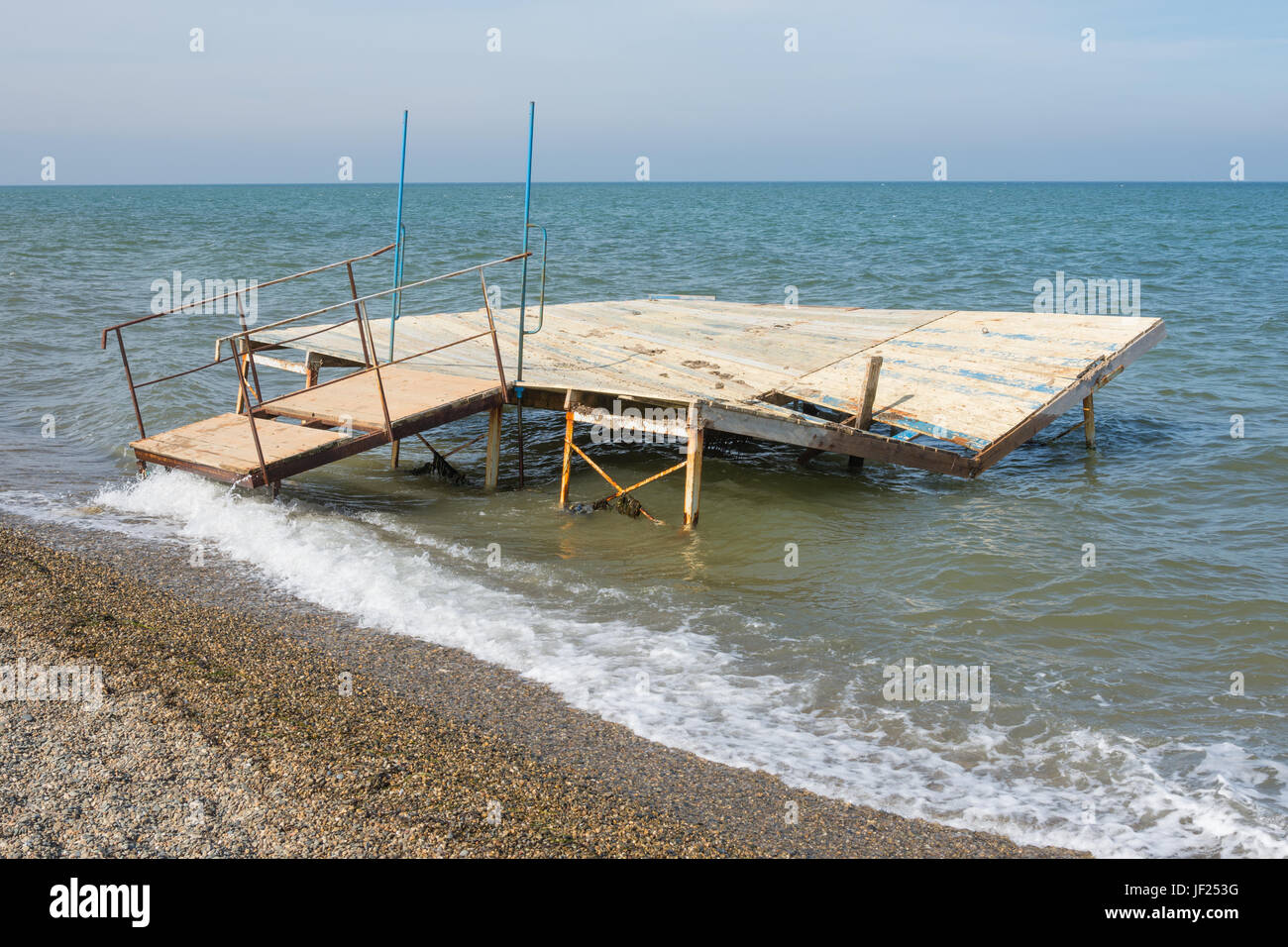 Dock At A Beach