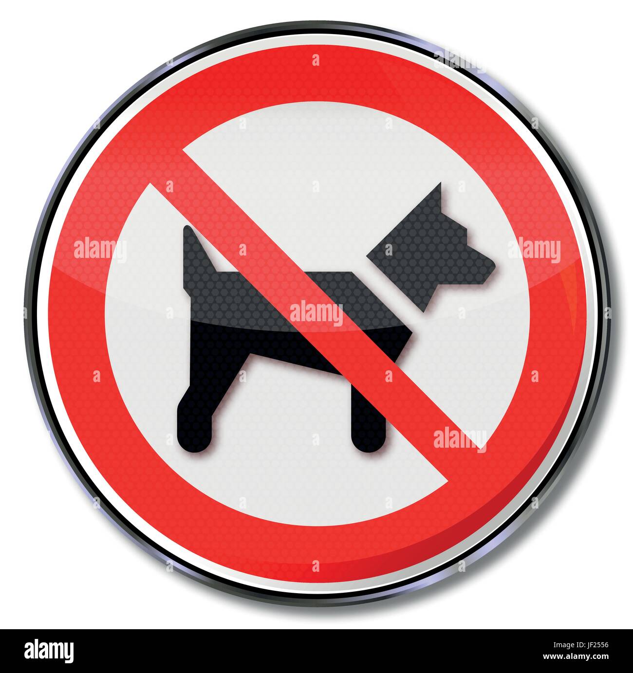 verbotsschild carry dogs forbidden Stock Vector Image & Art - Alamy
