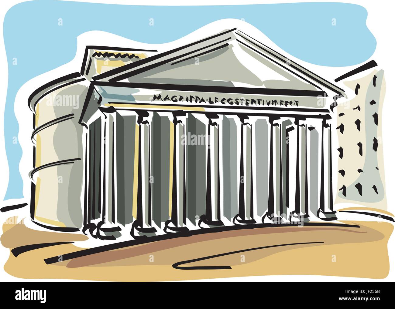 Atrium latin Stock Vector Images - Alamy