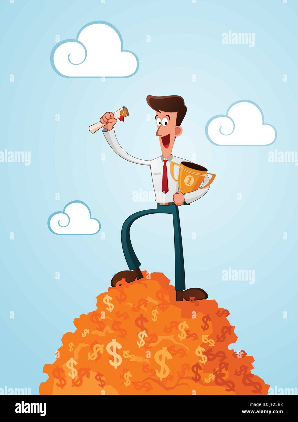 Smiles winning Stock Vector Images - Alamy