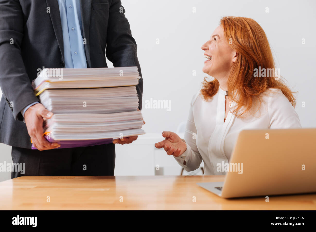 Active organized lady starting a productive day Stock Photo - Alamy