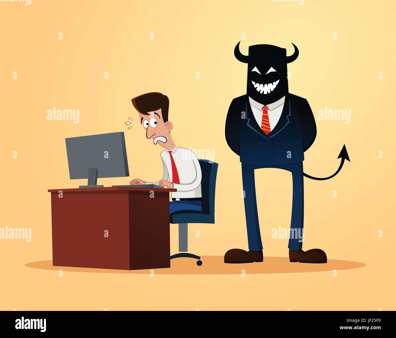 Bad supervision Stock Vector Images - Alamy