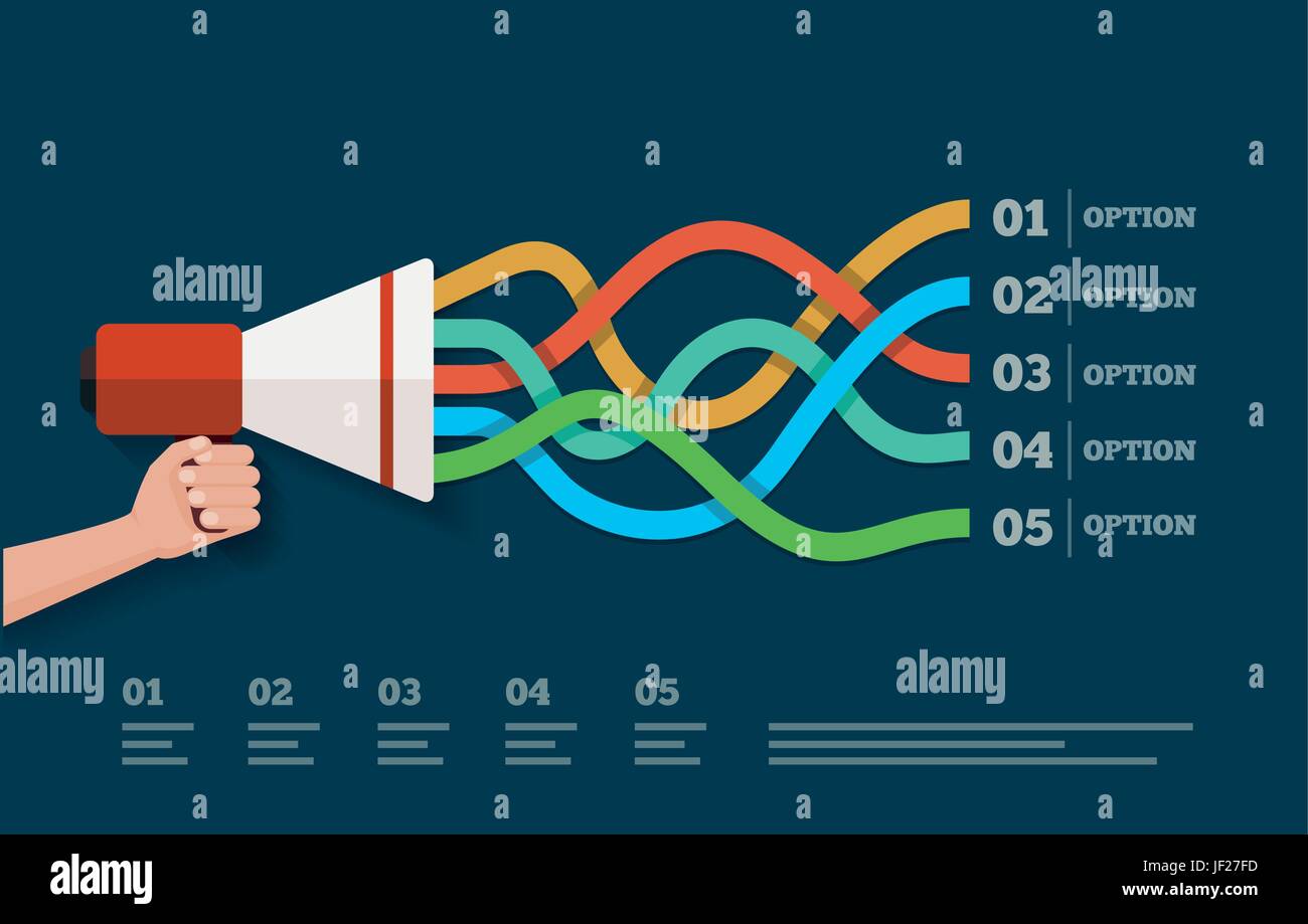 object, sound, isolated, communication, illustration, loud, idea ...