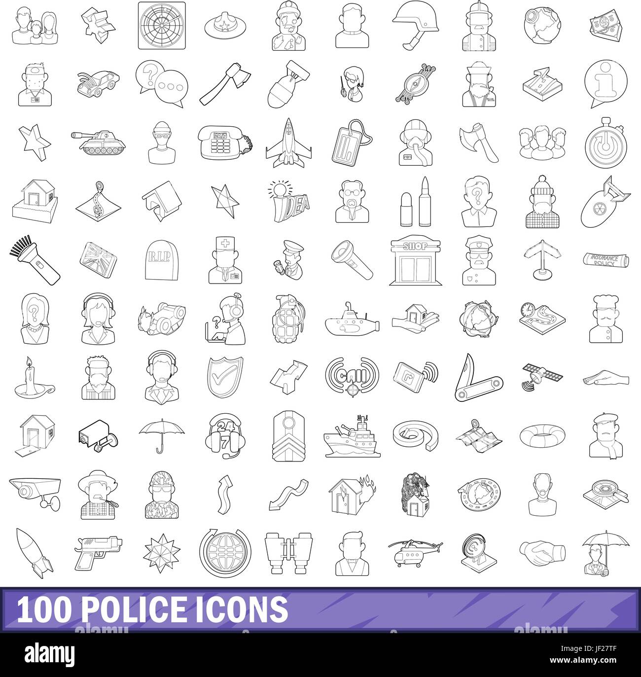 Police guard crime scene Stock Vector Images - Alamy